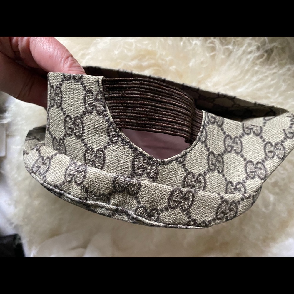 Gucci Rare Hat Logo Vintage Euc So Cool One Of A Kind… - Gem